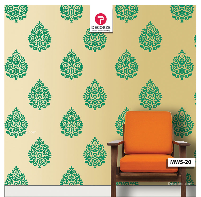 Modern Wall Stencil Patterns Geometric & Modern Wall Stencils For